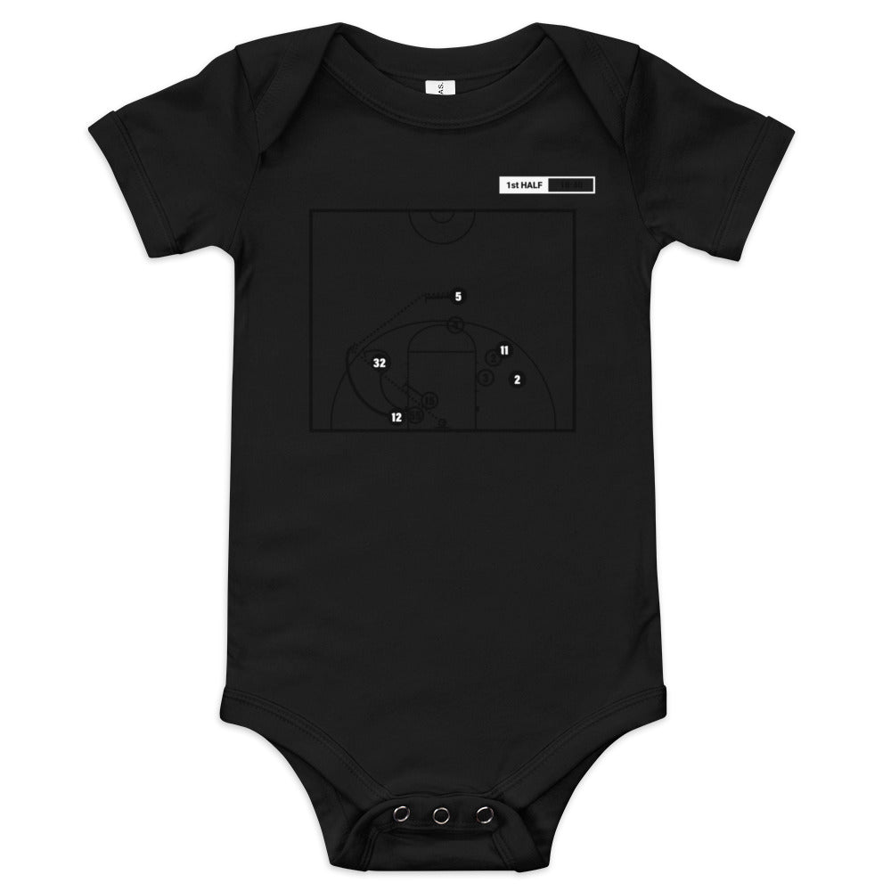 UCONN Basketball Greatest Plays Baby Bodysuit: Starting Off Hot (2024 ...