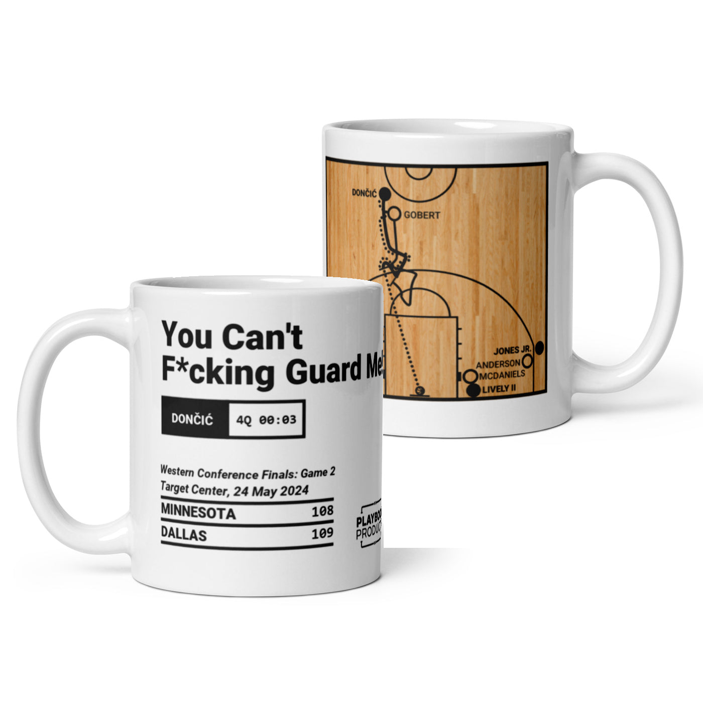 Dallas Mavericks Greatest Plays Mug: You Can't F*cking Guard Me! (2024 ...