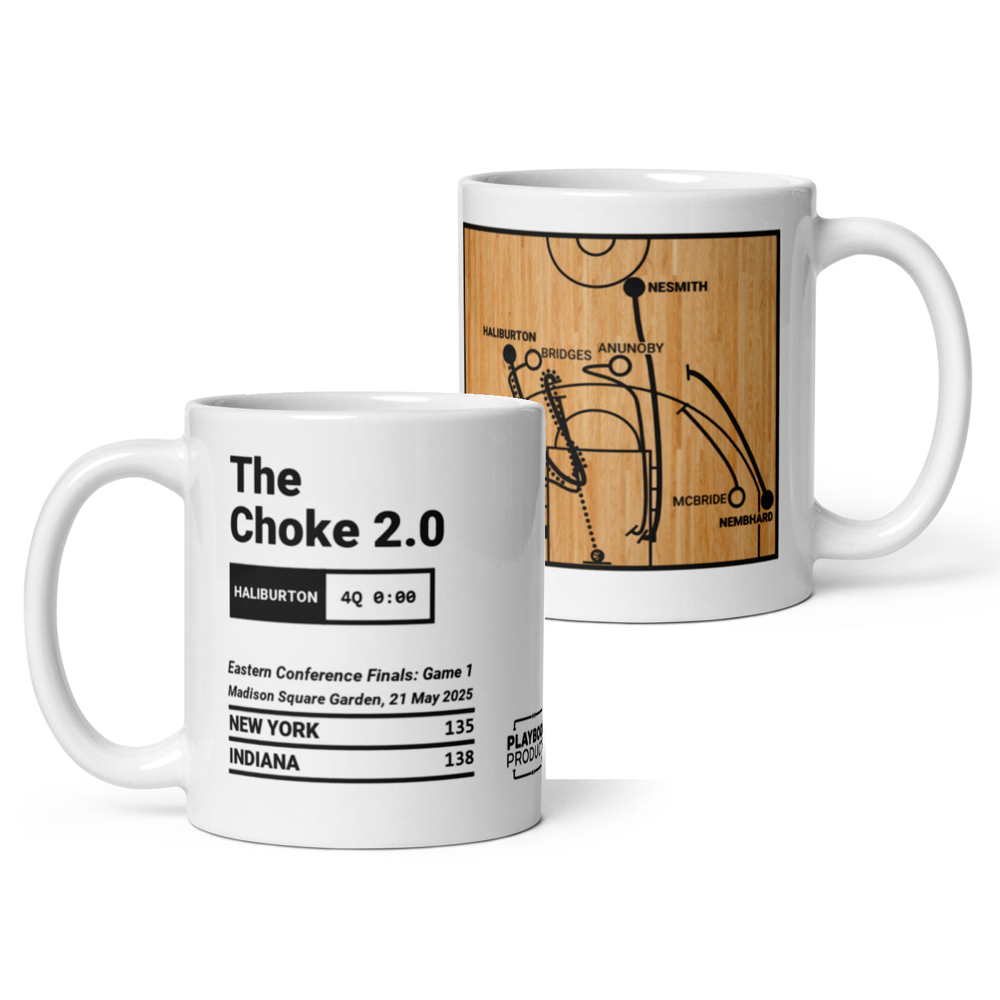 Indiana Pacers Greatest Plays Mug: The Choke 2.0 (2025) – Playbook