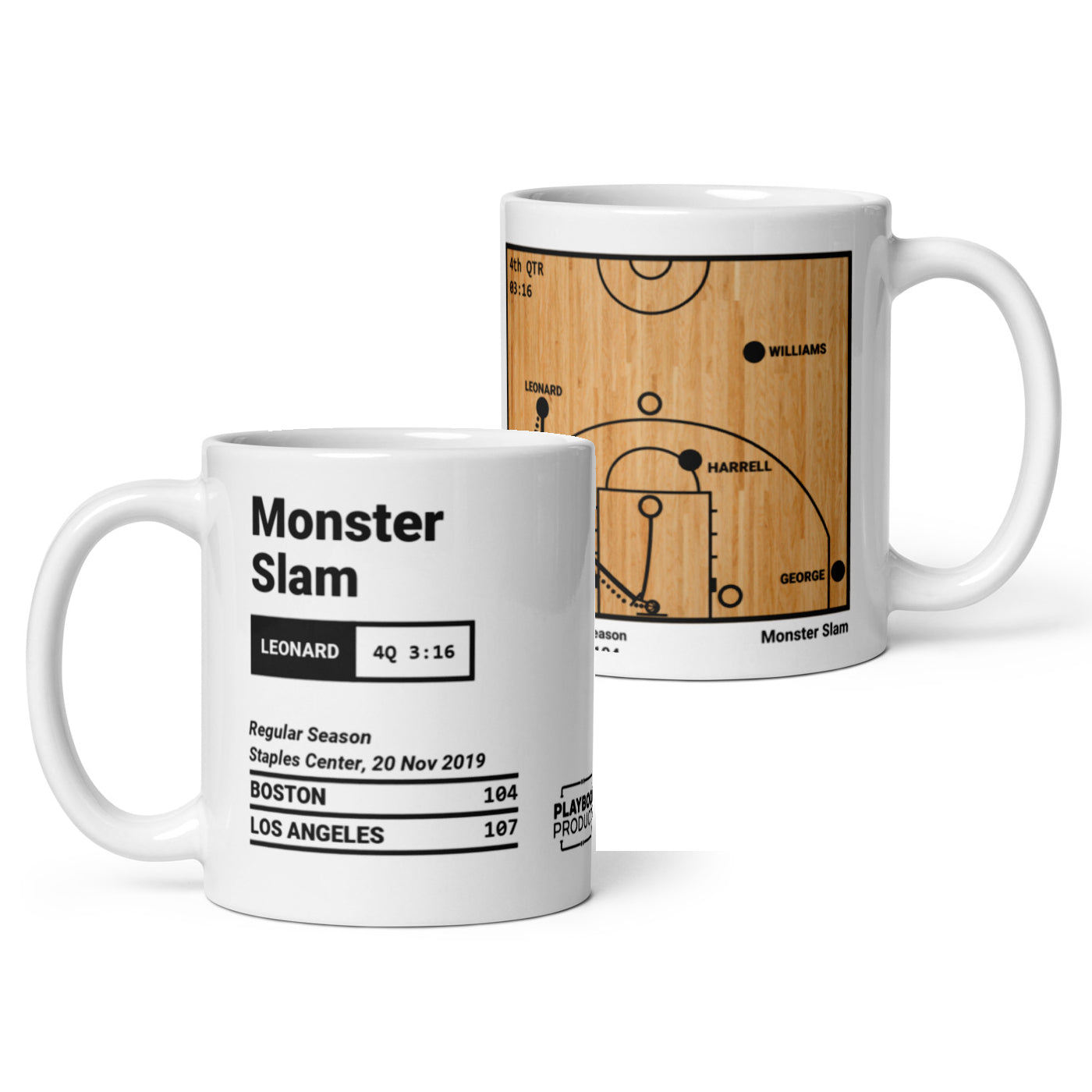 LA Clippers Greatest Plays Mug: Monster Slam (2019) – Playbook