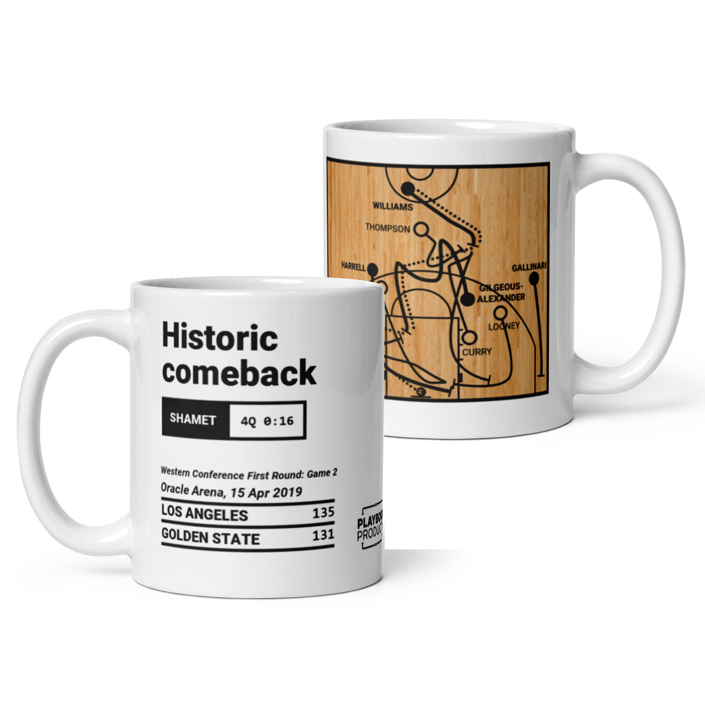 LA Clippers Greatest Plays Mug: Historic comeback (2019) – Playbook