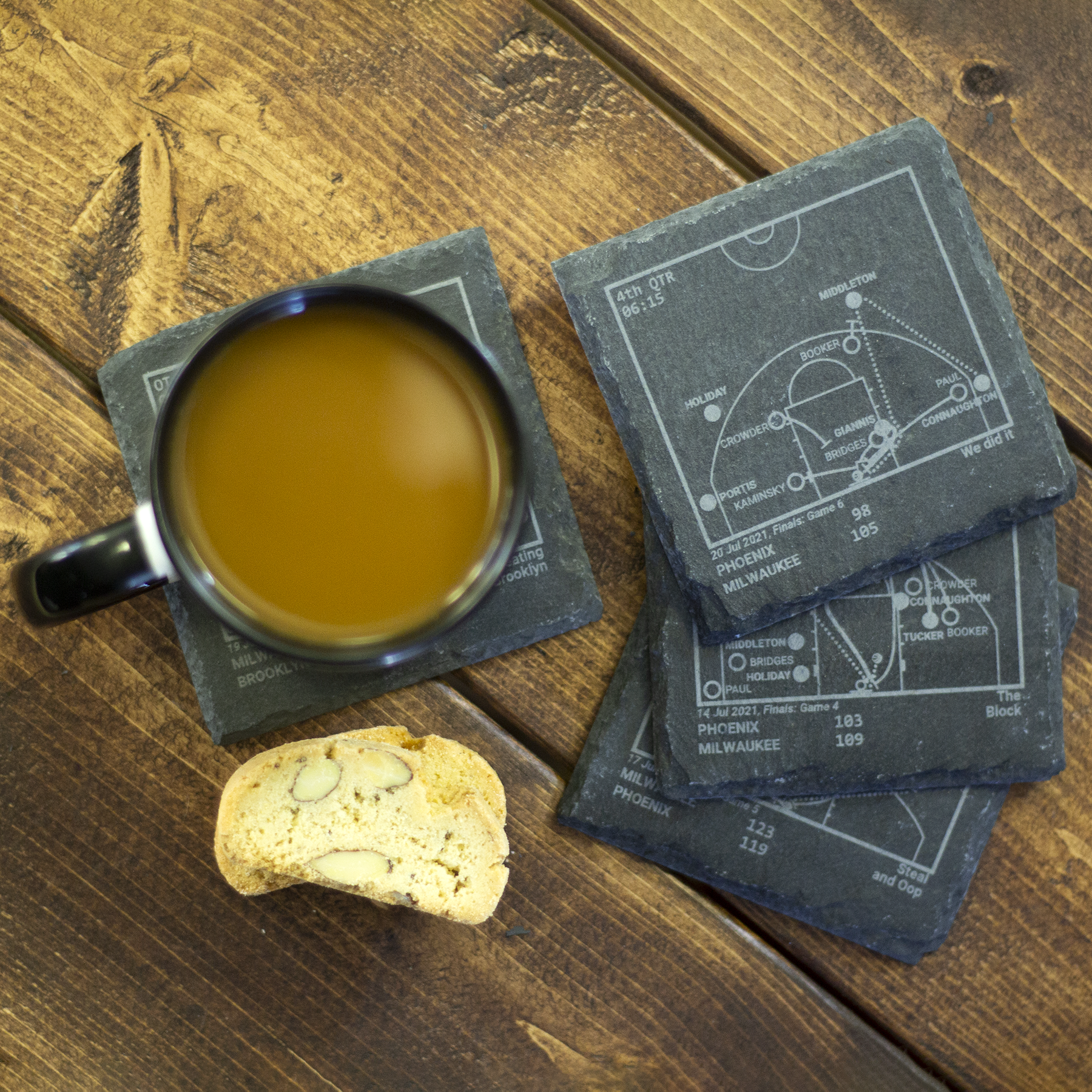 LSU Football Greatest Plays: Slate Coasters (Set of 4) – Playbook