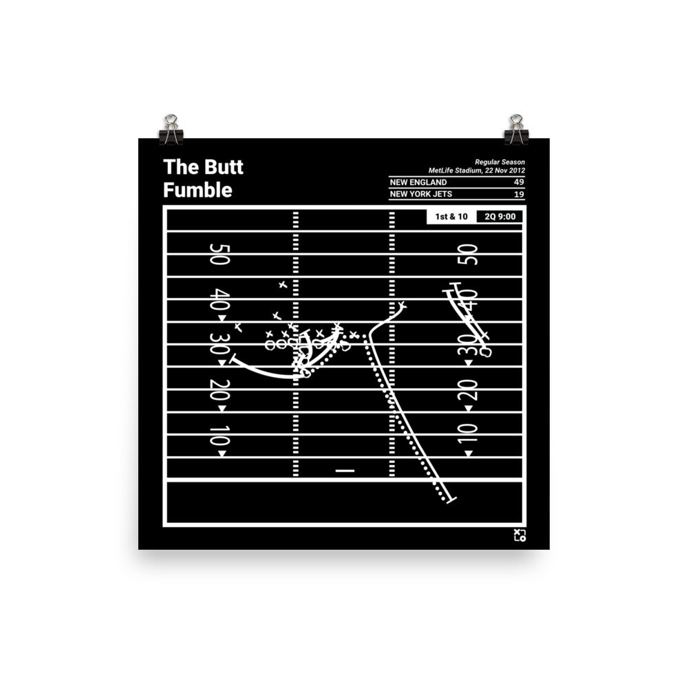 Oddest Jets Plays Poster: The Butt Fumble (2012) – Playbook